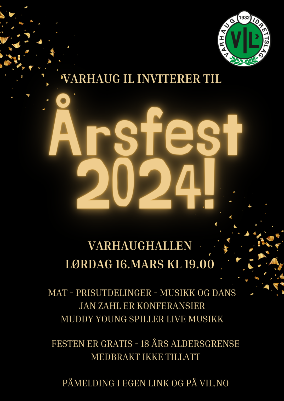 Årsfest 2024 - Varhaug IL