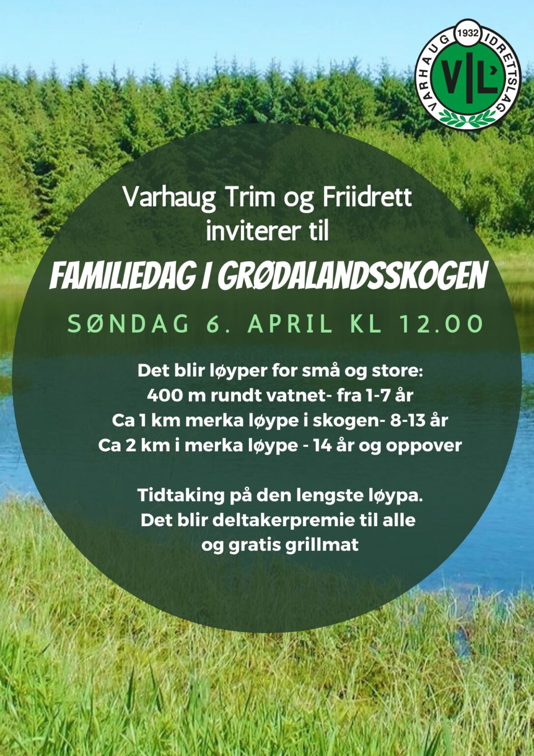 Familiedag i Grødalandsskogen - Varhaug IL
